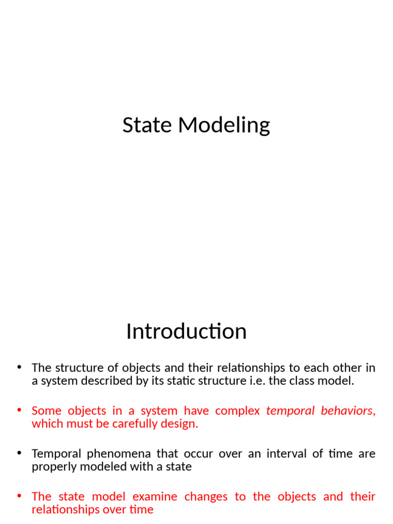Statemodeling | PDF
