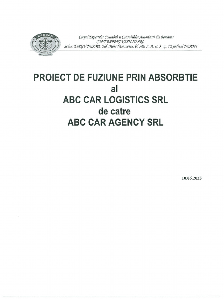 Proiect Fuziune | PDF