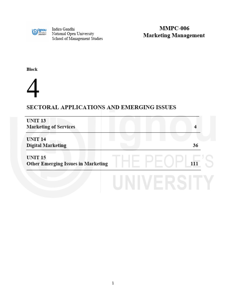 MMPC 06 Block-4 | PDF