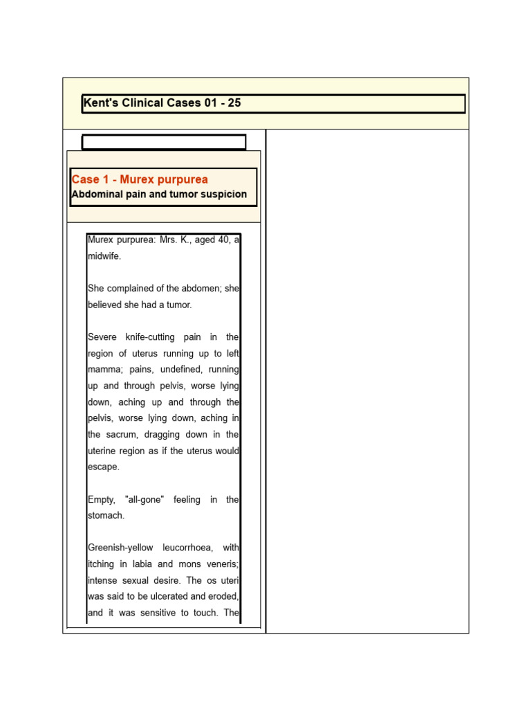 Kent Cases 1-25 | PDF