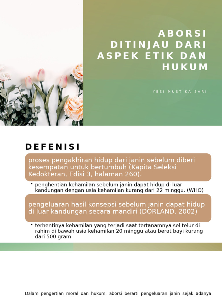 Aborsi | PDF | Self-Improvement