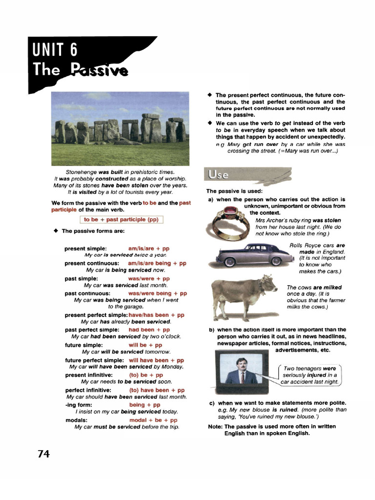 Passive Forms - Grammarway 3 | PDF