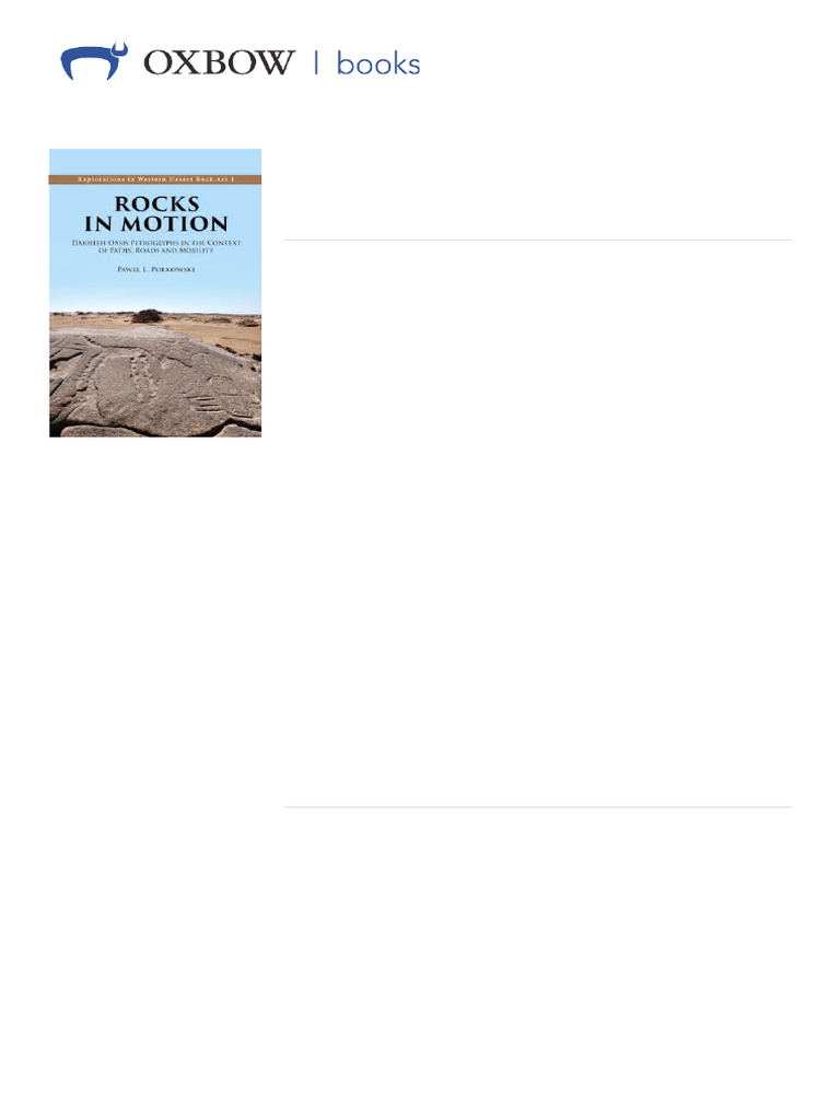 Oxbow Books: Rocks in Motion | PDF