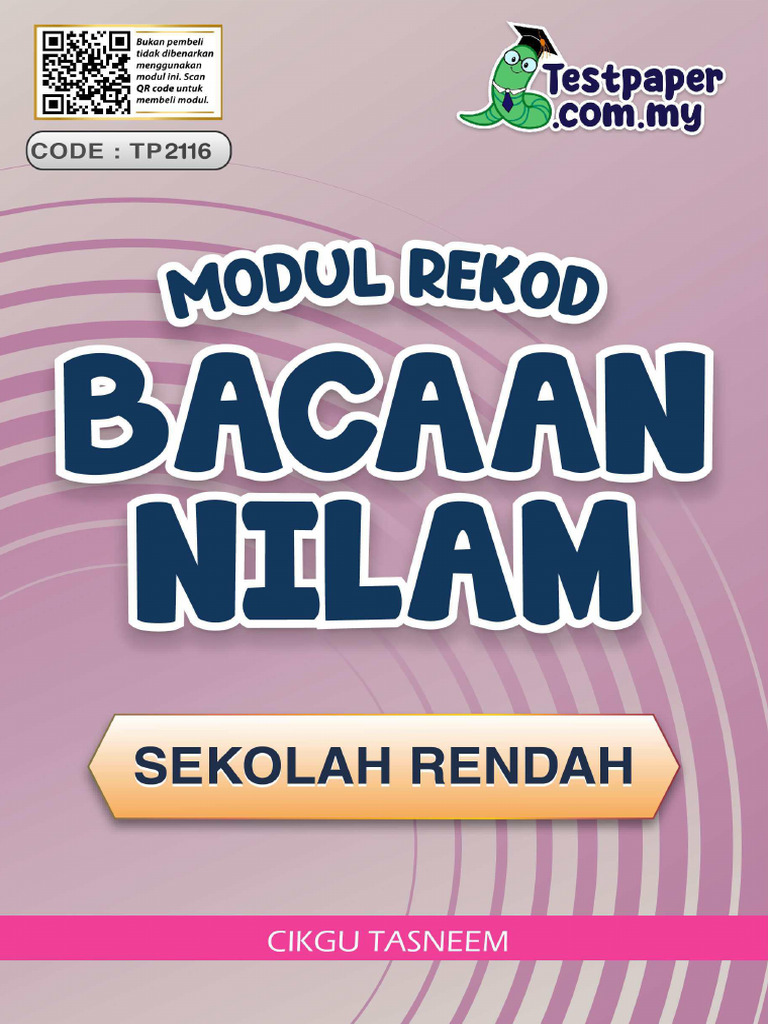 TP2116 - Modul Rekod Bacaan Nilam Sekolah Rendah1-1 | PDF