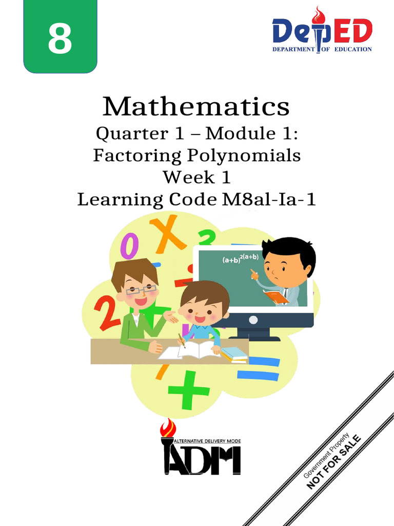 MATH-8 Q1 Mod1 | PDF