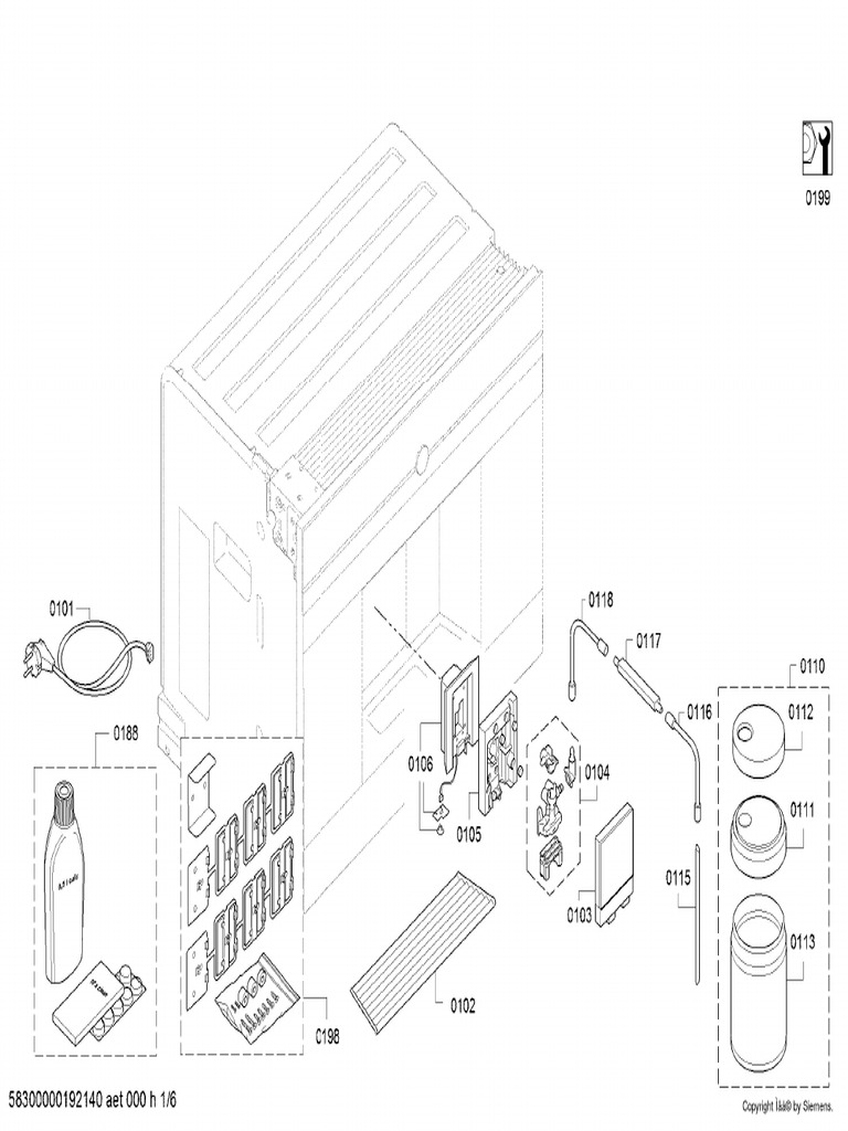 Siemens Coffee Machine ExplodedView | PDF