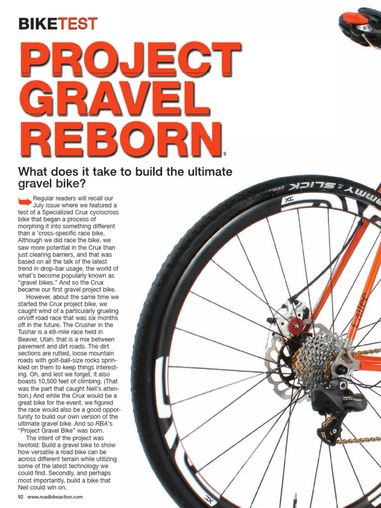 Project Gravel Bike | PDF