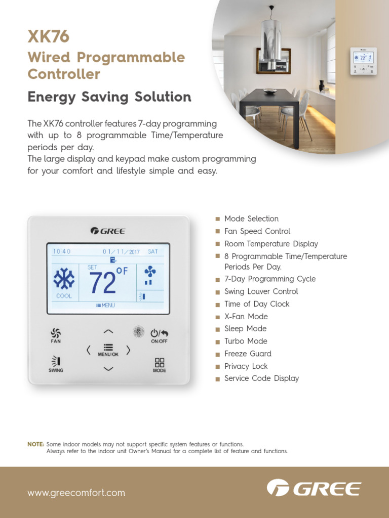xk76 Wired Controller Brochure | PDF