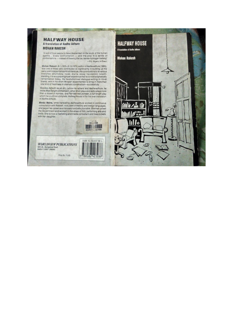 Mohan Rakesh - Aadhe Adhure (Trans Bindu Batra) | PDF