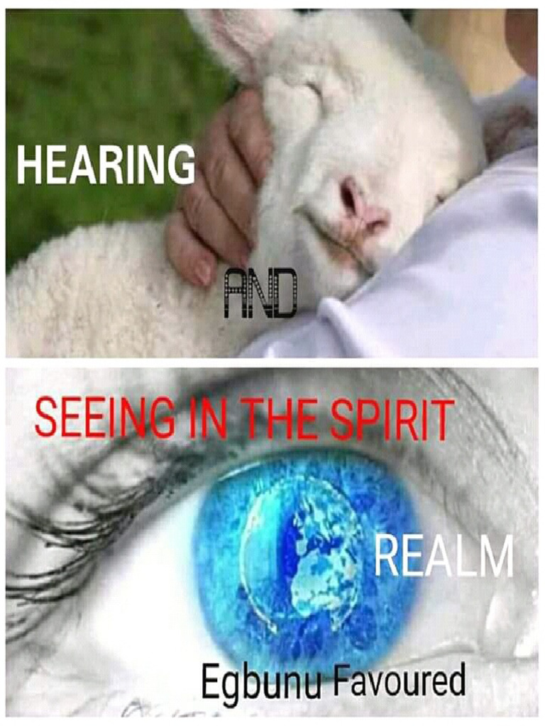 Hearing and Seeing in The Spirit Realm 20240509025257 | PDF