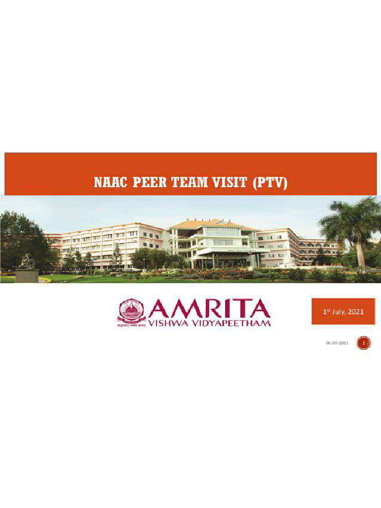 NAAC Per Team Visit | PDF