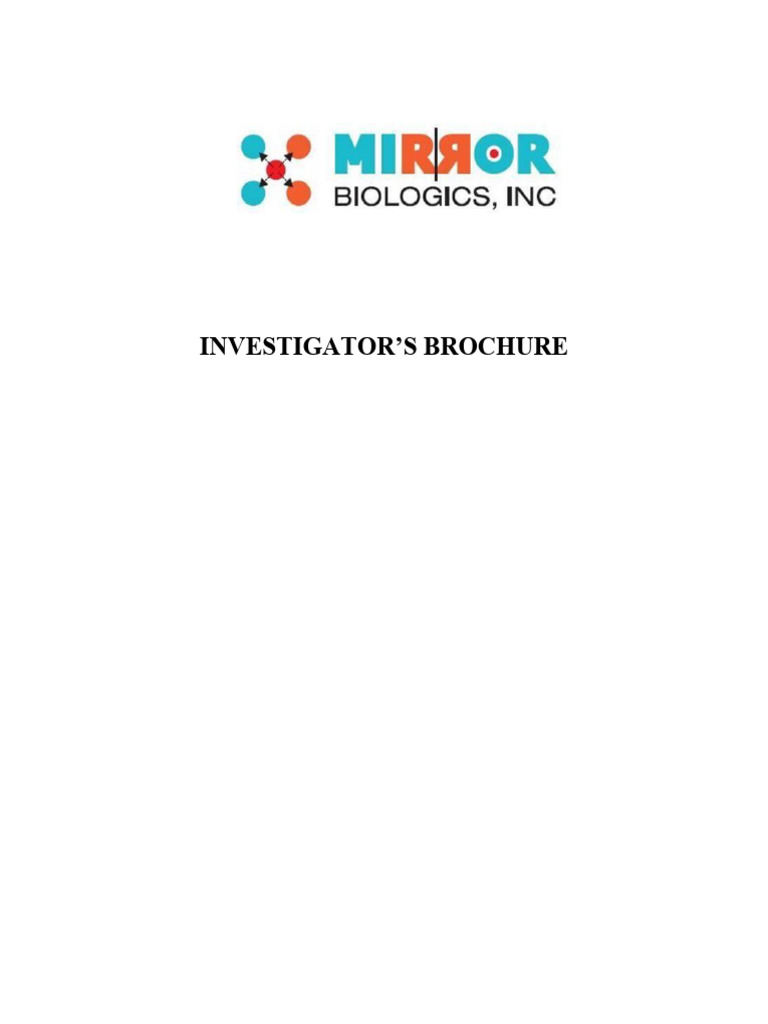 Investigator's Brochure AlloStim v11 International | PDF