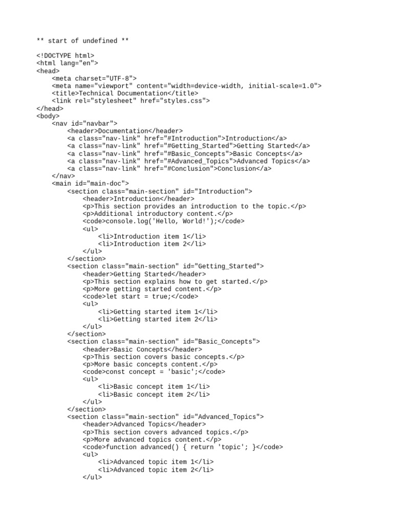 Build A Technical Documentation Page | PDF Build A Technical Documentation Page | PDF