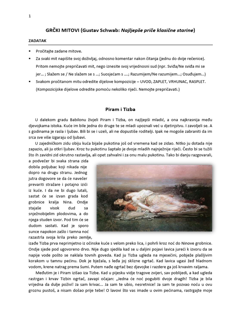 GRČKI-MITOVI-lektira (1) (Dragged) | PDF