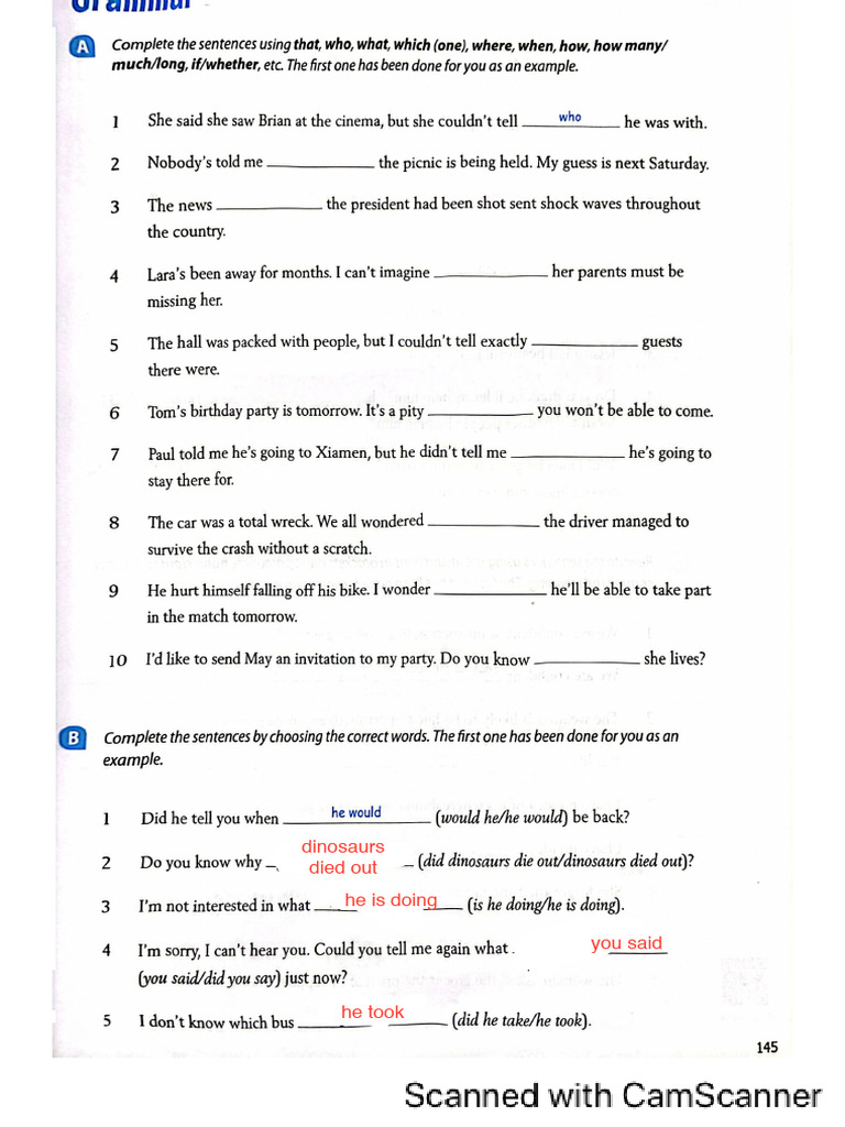 24 KukTaiLam 5E GB Unit 12 - Noun Clauses | PDF