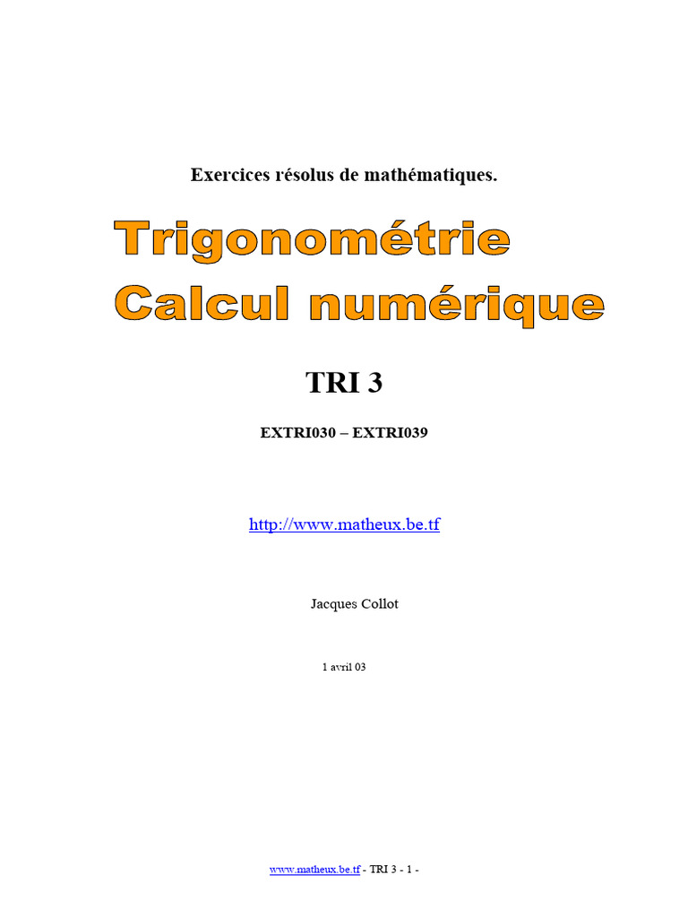 Tri 3 | PDF