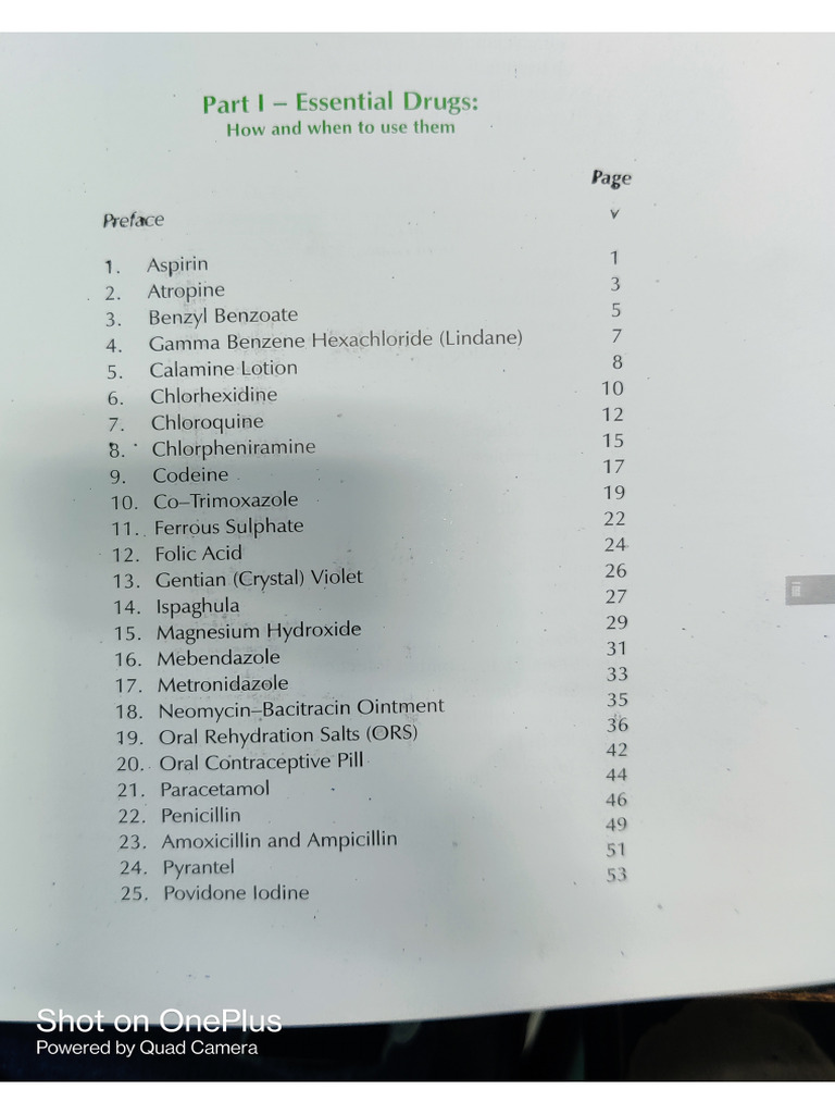 Essential Drugs | PDF