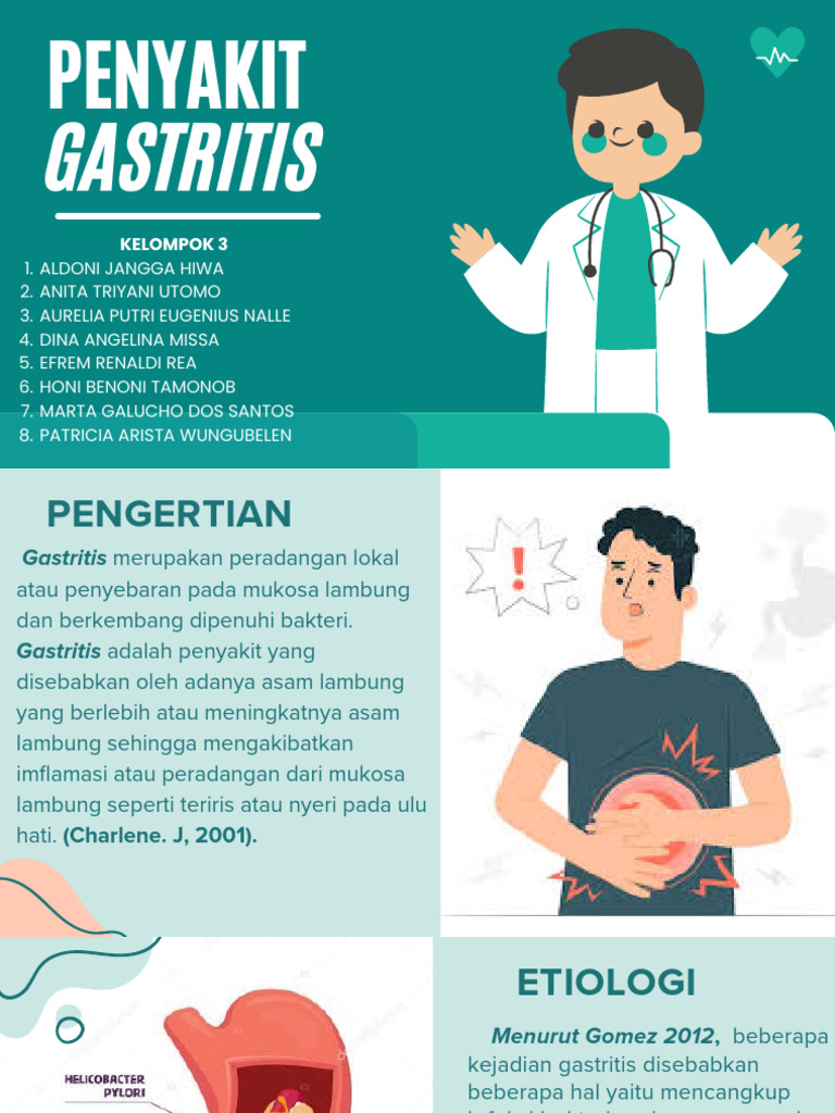Penyakit Gastritis Kel 3 (1) | PDF