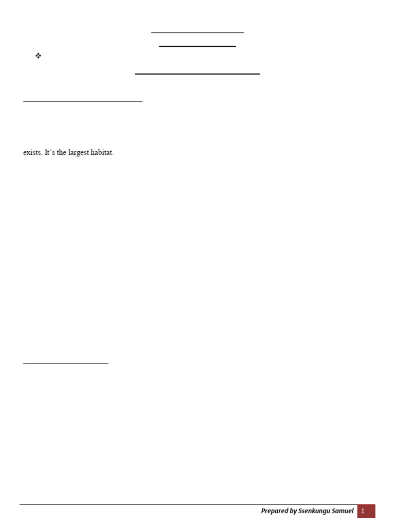 S.4 Ecology CBC Notes | PDF