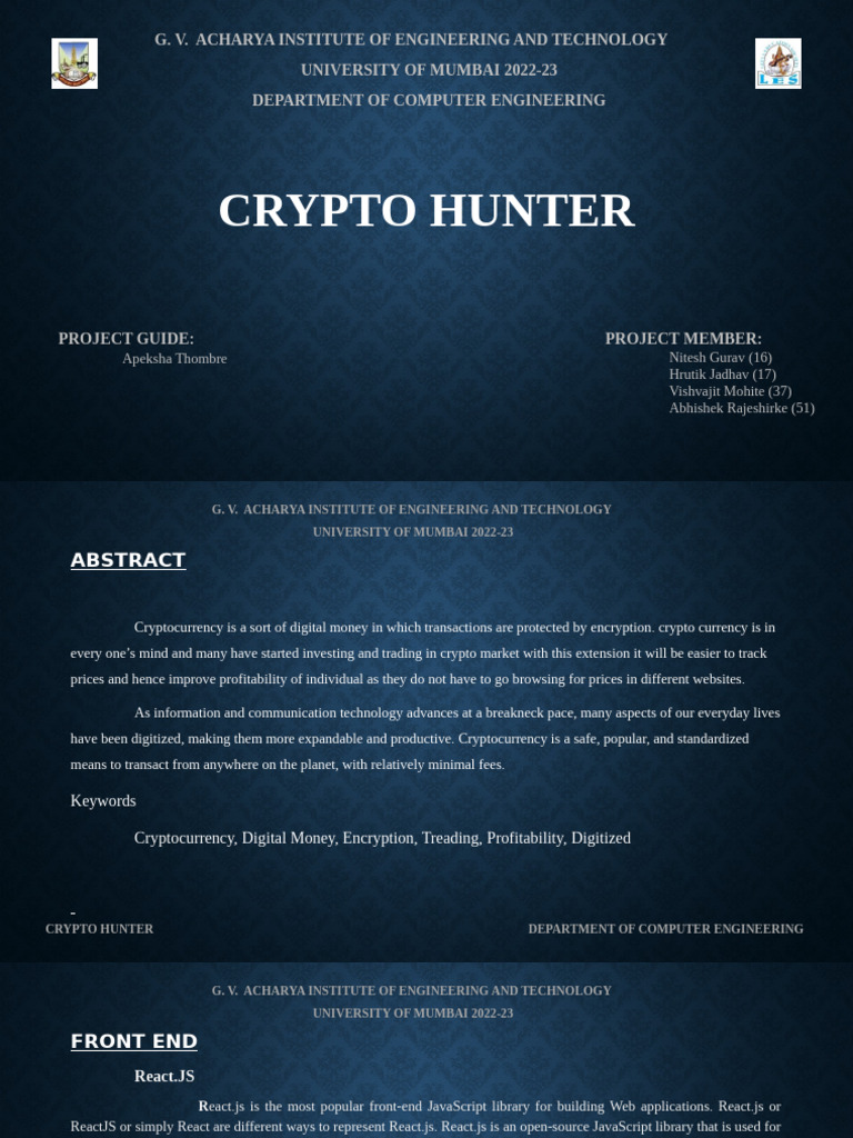 Crypto Hunter | PDF