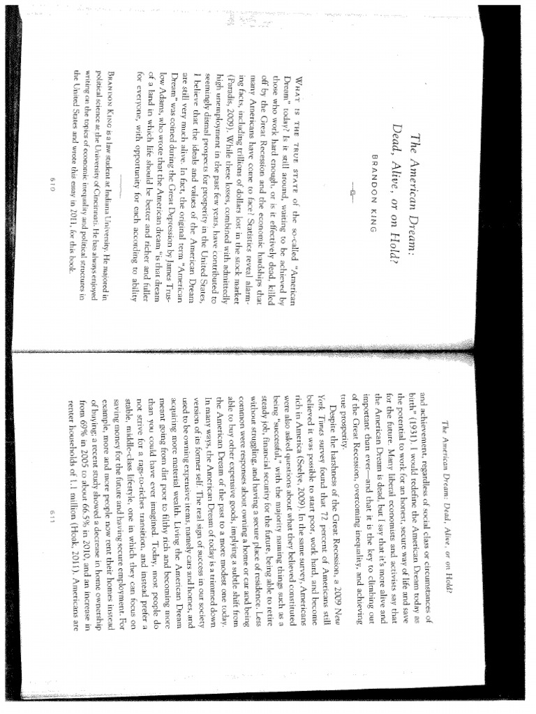 The American Dream Pdf