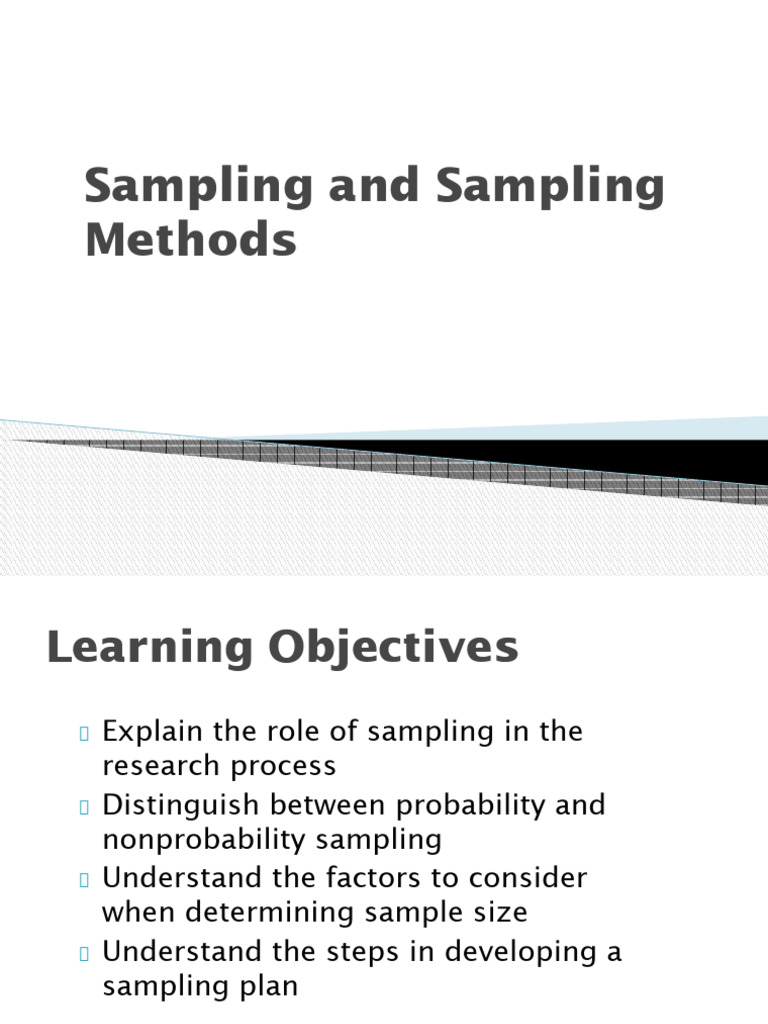 Sampling | PDF