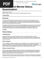 Psychiatric History OSCE Checklist Geeky Medics | PDF | Mental Disorder ...