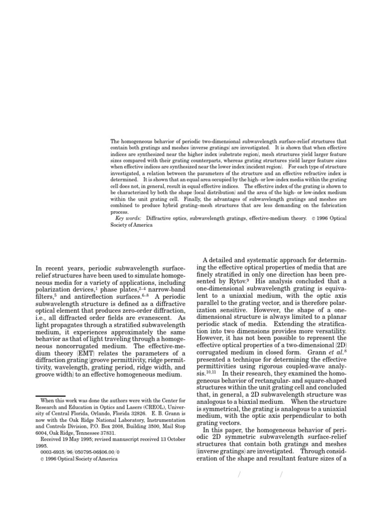 Grann Moharam 1996 | PDF