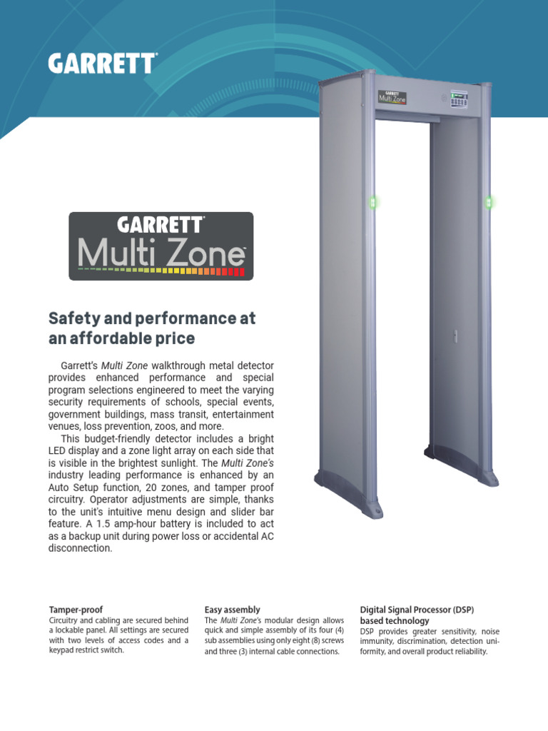REV E - Multi Zone - Spec Sheet - Web | PDF