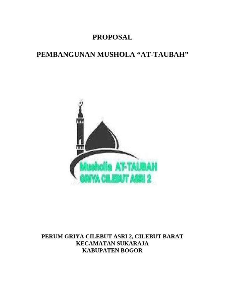 Proposal Musholla GCA2 | PDF
