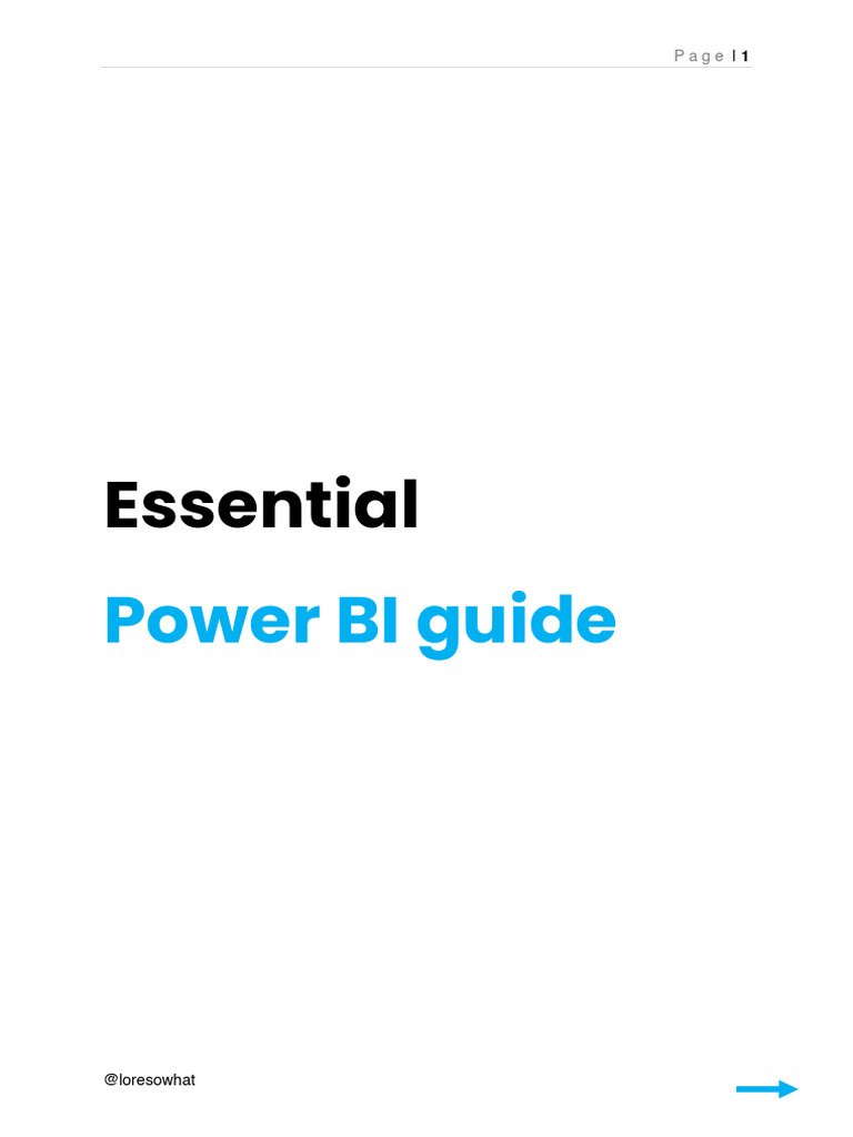 Essential Power Bi Guide | PDF
