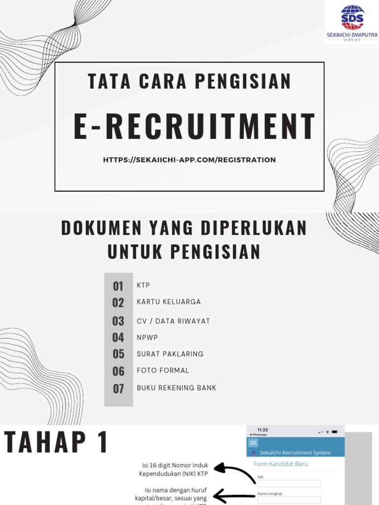 Tata Cara E-Recruitment | PDF
