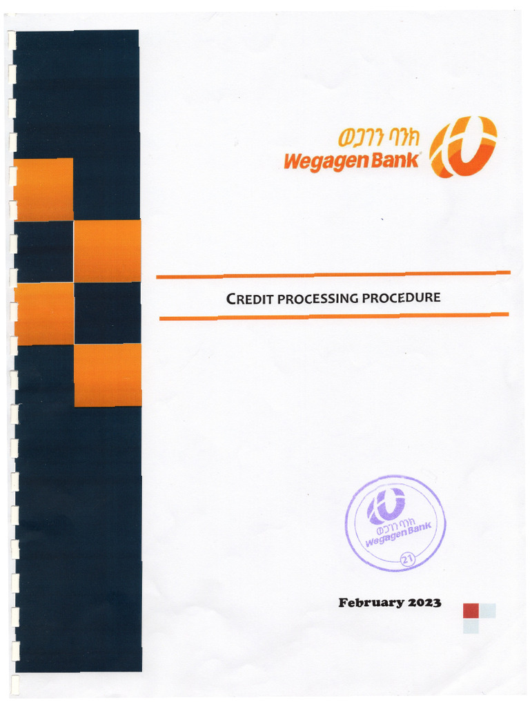 Credit Processing Procedure (1) 2023 | PDF