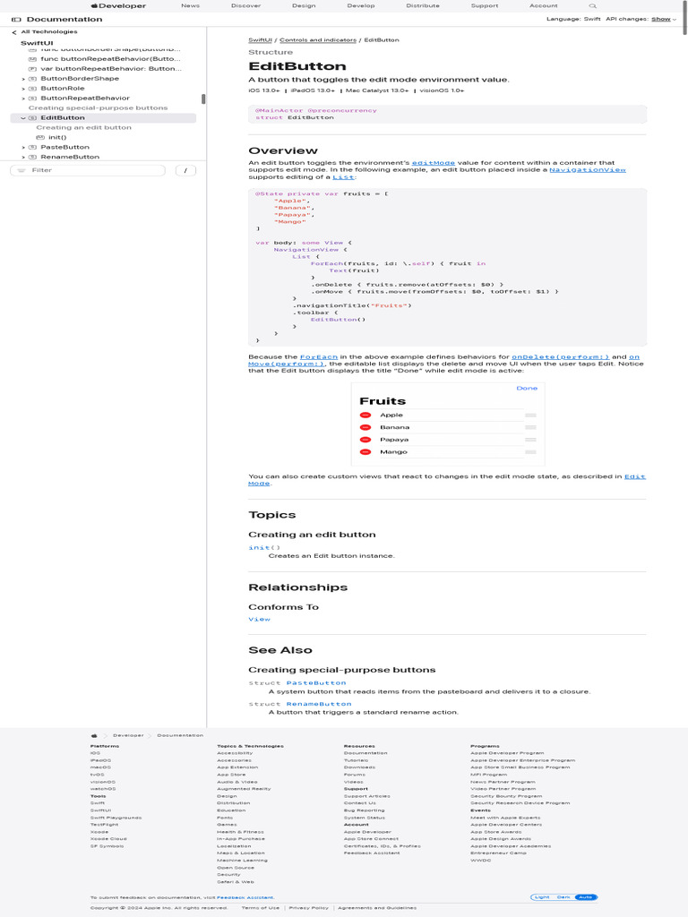 Editbutton Apple Developer Documentation Pdf