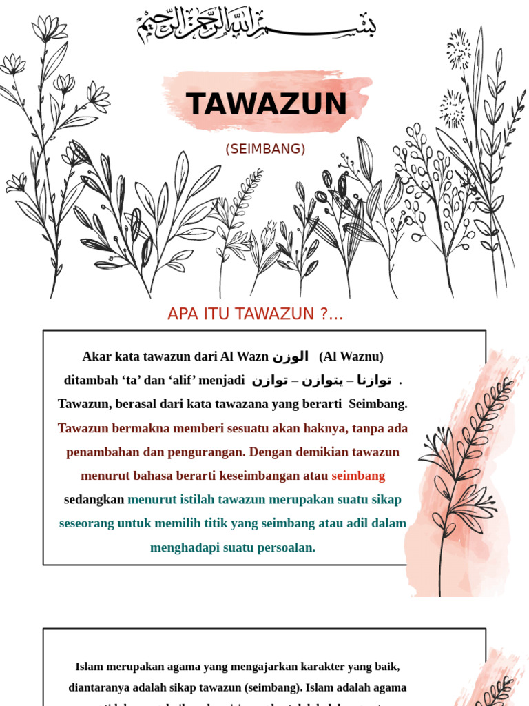 Kelompok 2 - TAWAZUN - Kelas A | PDF