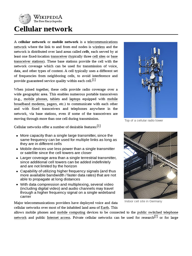 Cellular Network | PDF Cellular Network | PDF