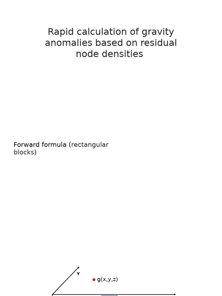 Gravity Modeling | PDF