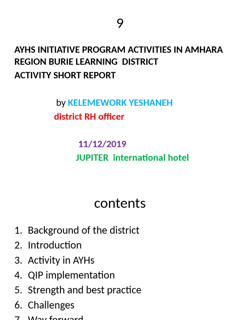 AY Presentation | PDF