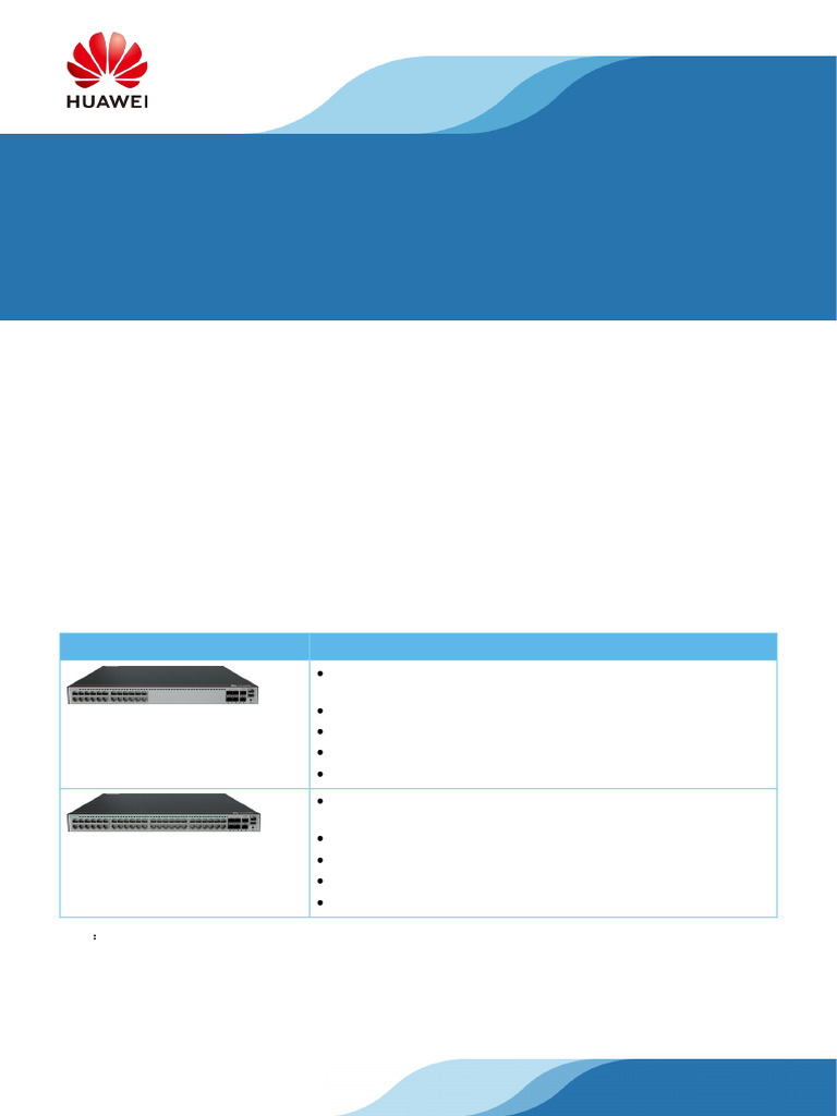 Huawei CloudEngine S5735-L-V2 Series 2.5GE Switches Datasheet | PDF