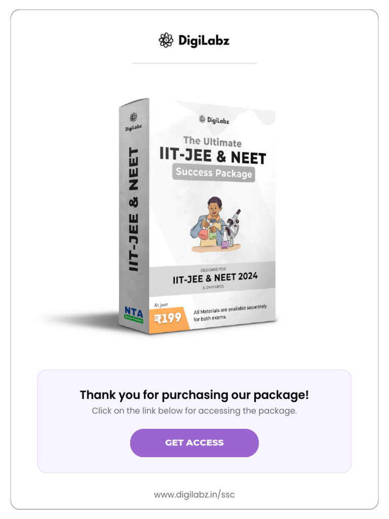 DigiLabz IIT JEE NEET Success Package | PDF