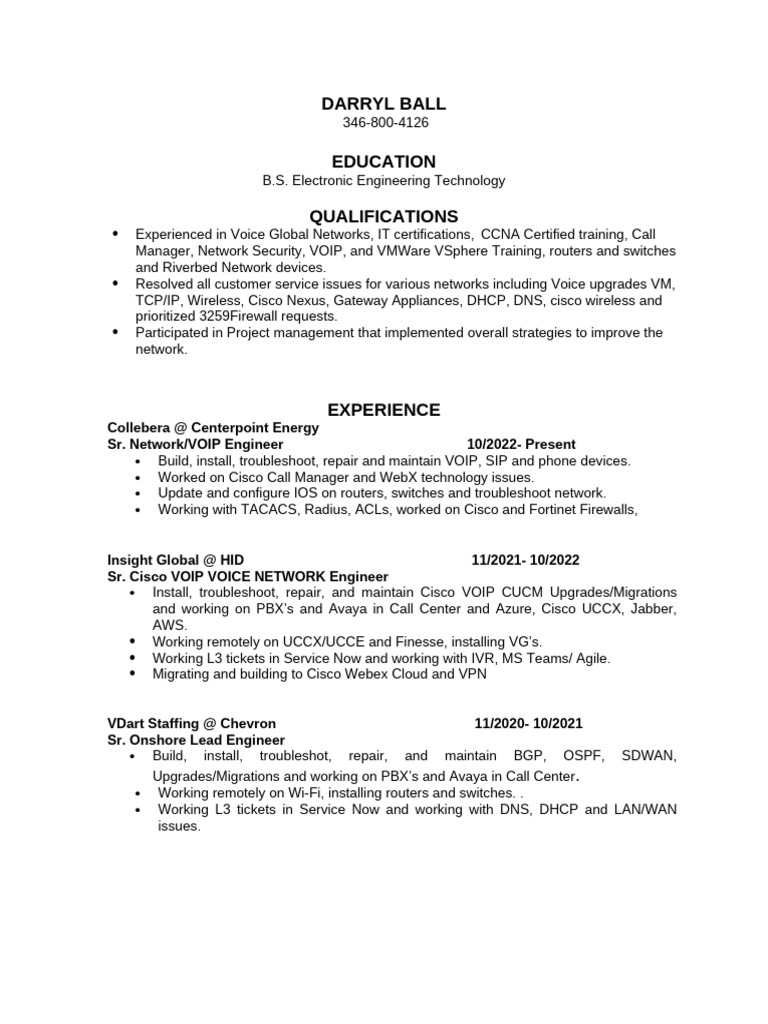 DARRYL BALL Network 200 | PDF