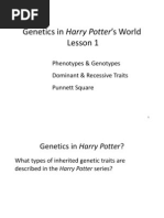 Genetics of Harry Potter Traits | PDF | Dominance (Genetics) | Allele