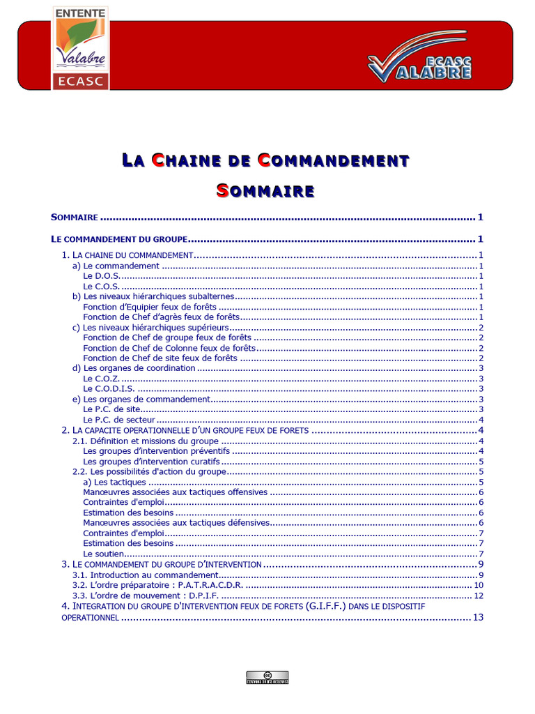 La Chaine de Commandement | PDF