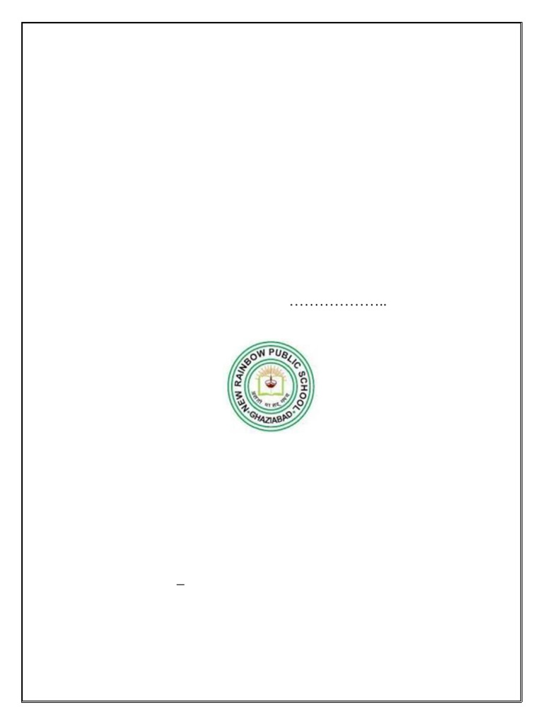 Class Xii Project File Work | PDF