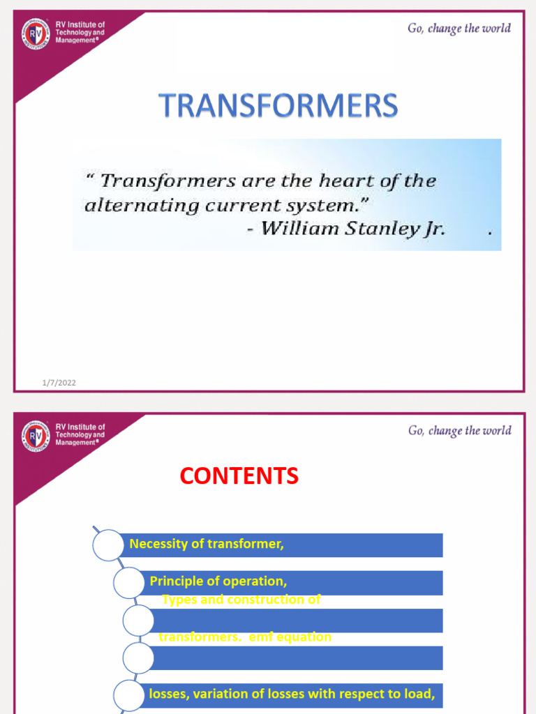 Module 4A (Transformers) Final | PDF