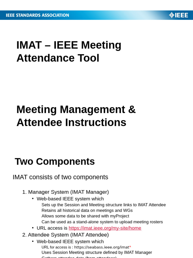 Etools Documentation 11 0011 00 IMAT Imat Overview | PDF