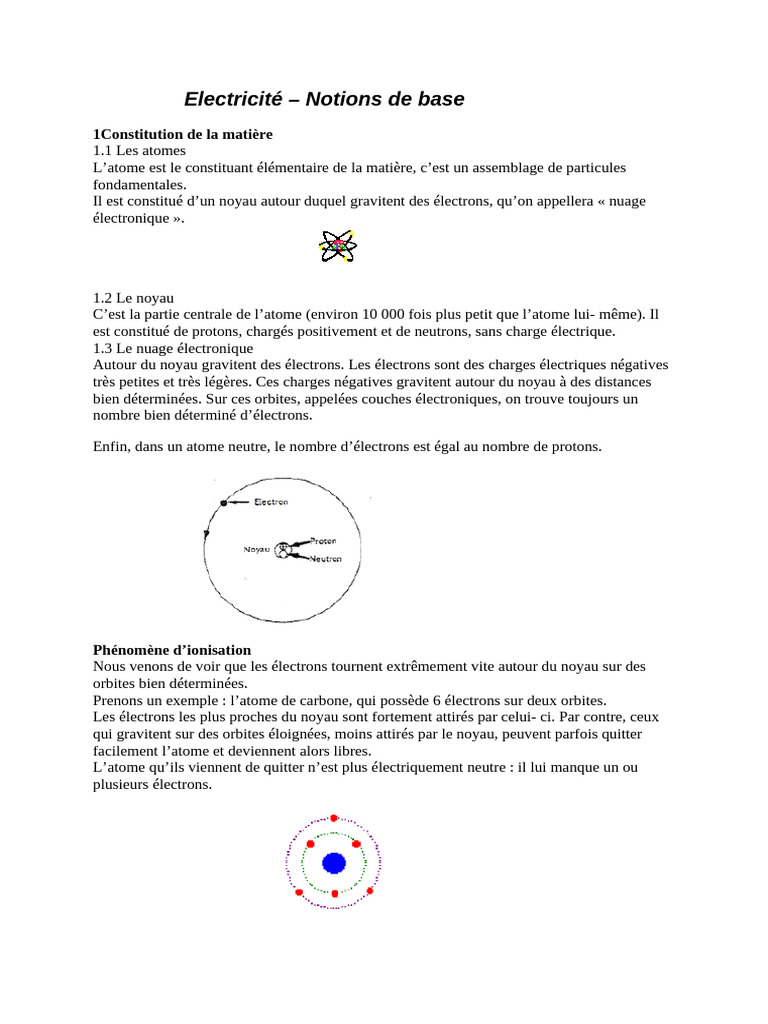 Electricité gmp1 | PDF