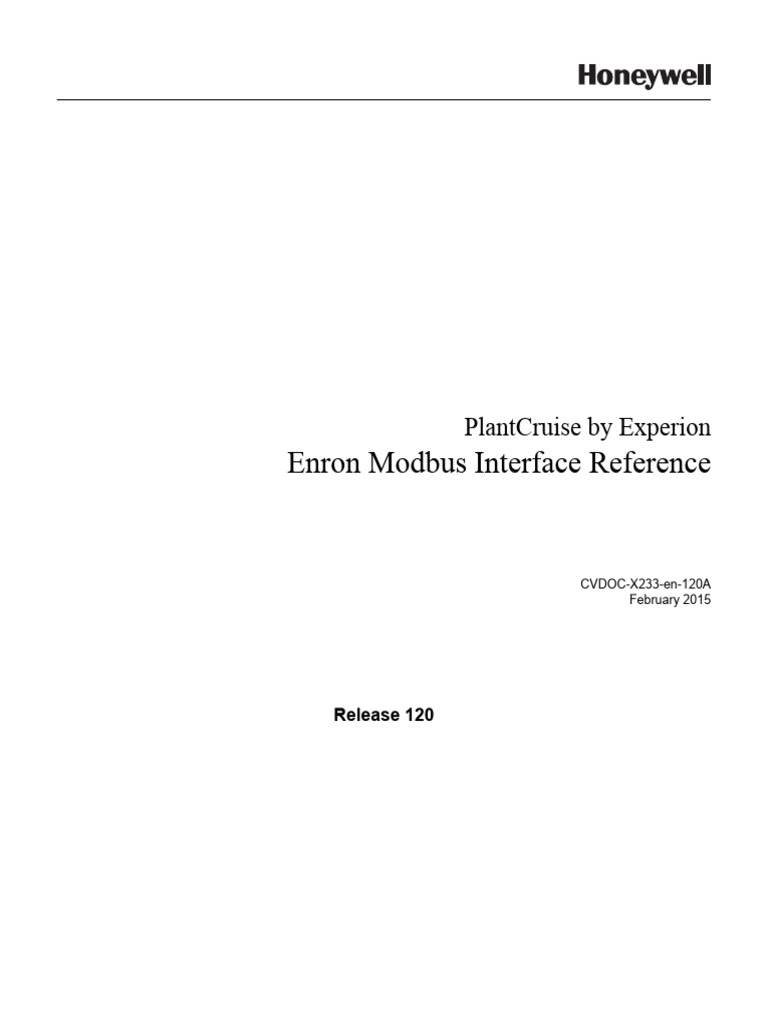 Enron_Modbus_Interface_Reference_CVDOC-X233-en-120 | PDF