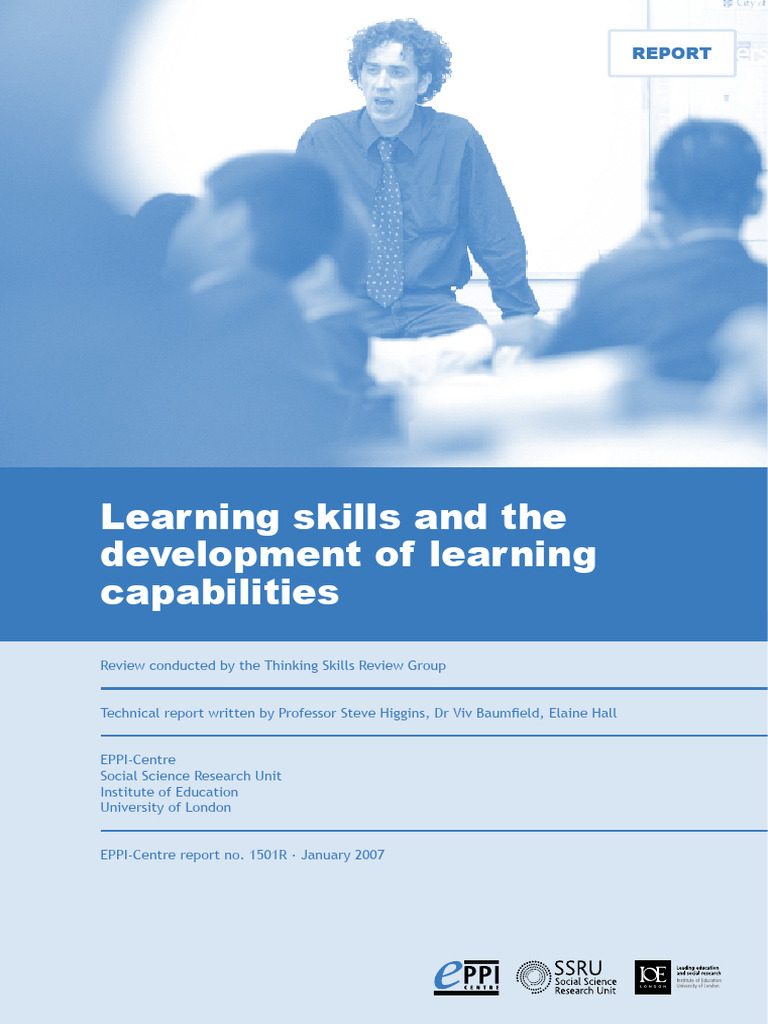 Learning Skills - Report - Online2 | PDF | Learning | Metacognition