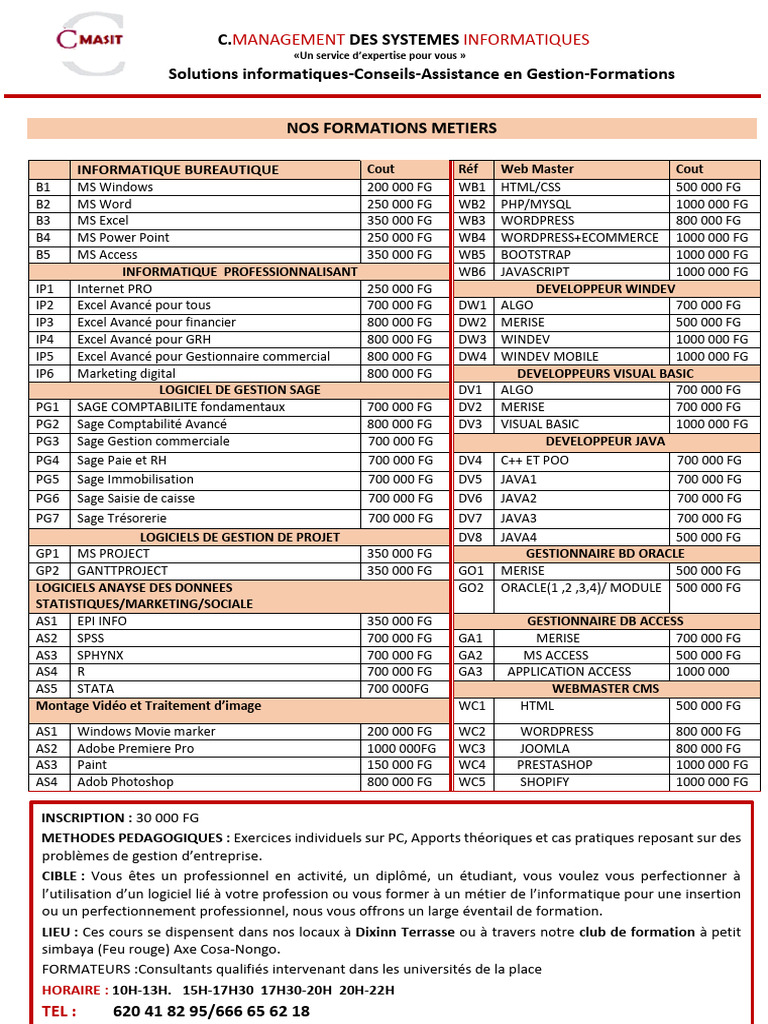Fiche de Renseignement Club | PDF